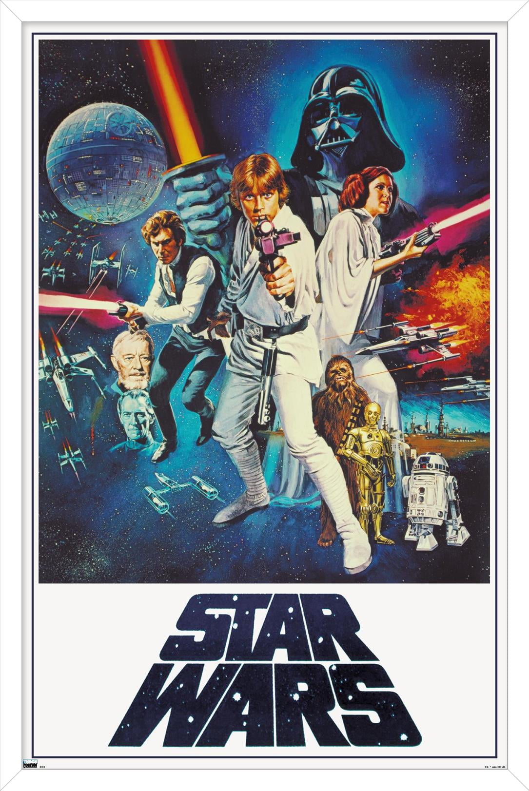 Star Wars: A New Hope - One Sheet (No Billing Block) Wall Poster, 14. ...