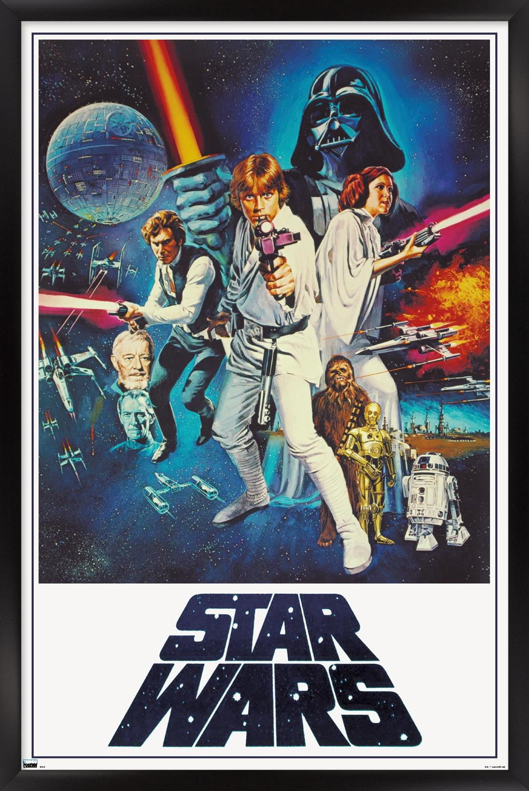 Star Wars: A New Hope - One Sheet (No Billing Block) Wall Poster, 22. ...