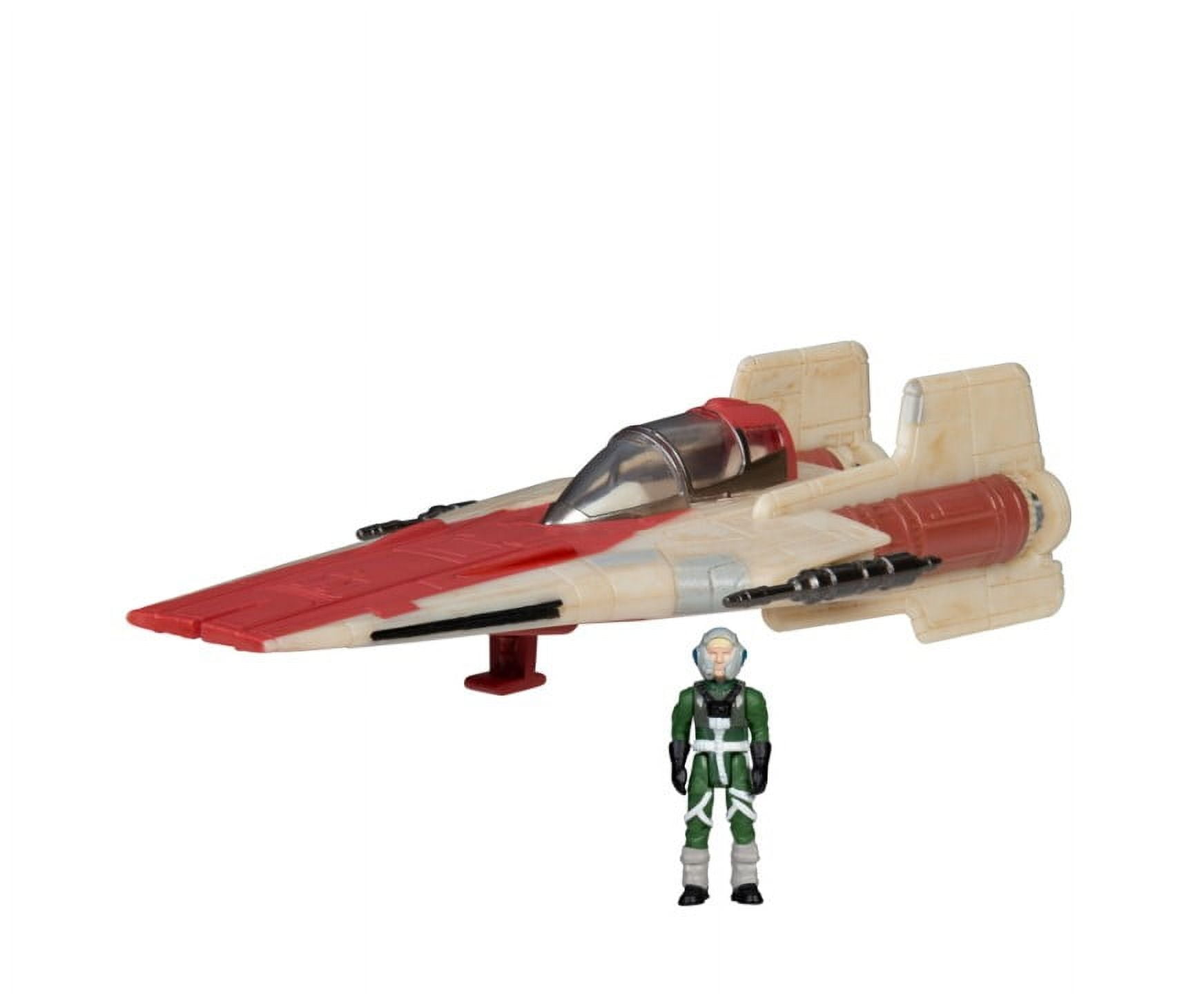 Star Wars A-Wing Pilot with Micro Galaxy Squadron Action Figure Sets ...