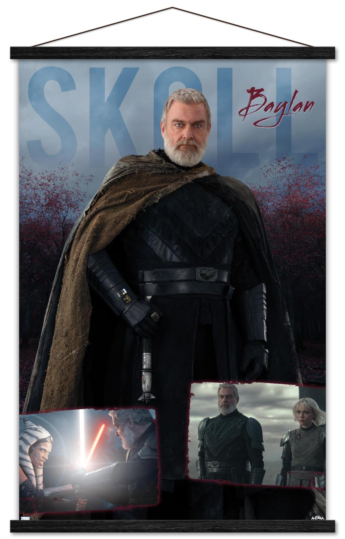 Star Wars: Ahsoka - Baylan Skoll Wall Poster with Magnetic Frame, 22. ...