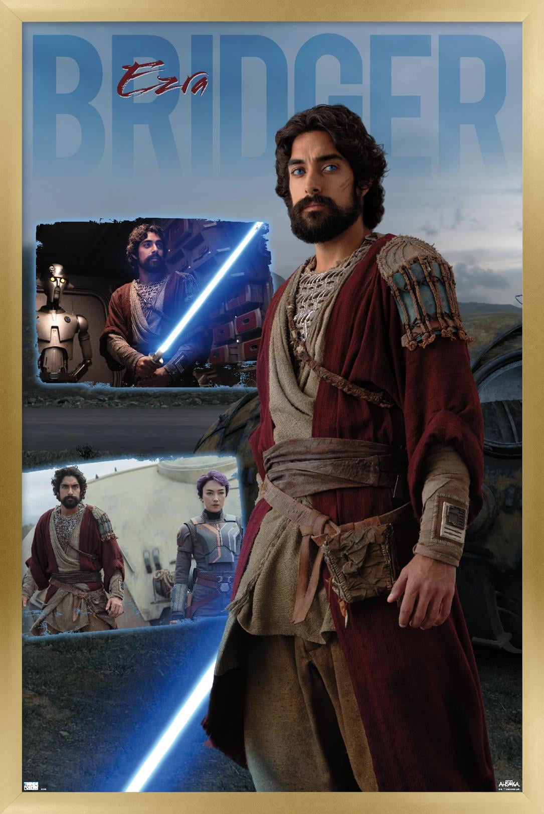 Star Wars: Ahsoka - Ezra Bridger Wall Poster, 22.375" x 34" Framed - Walmart.com
