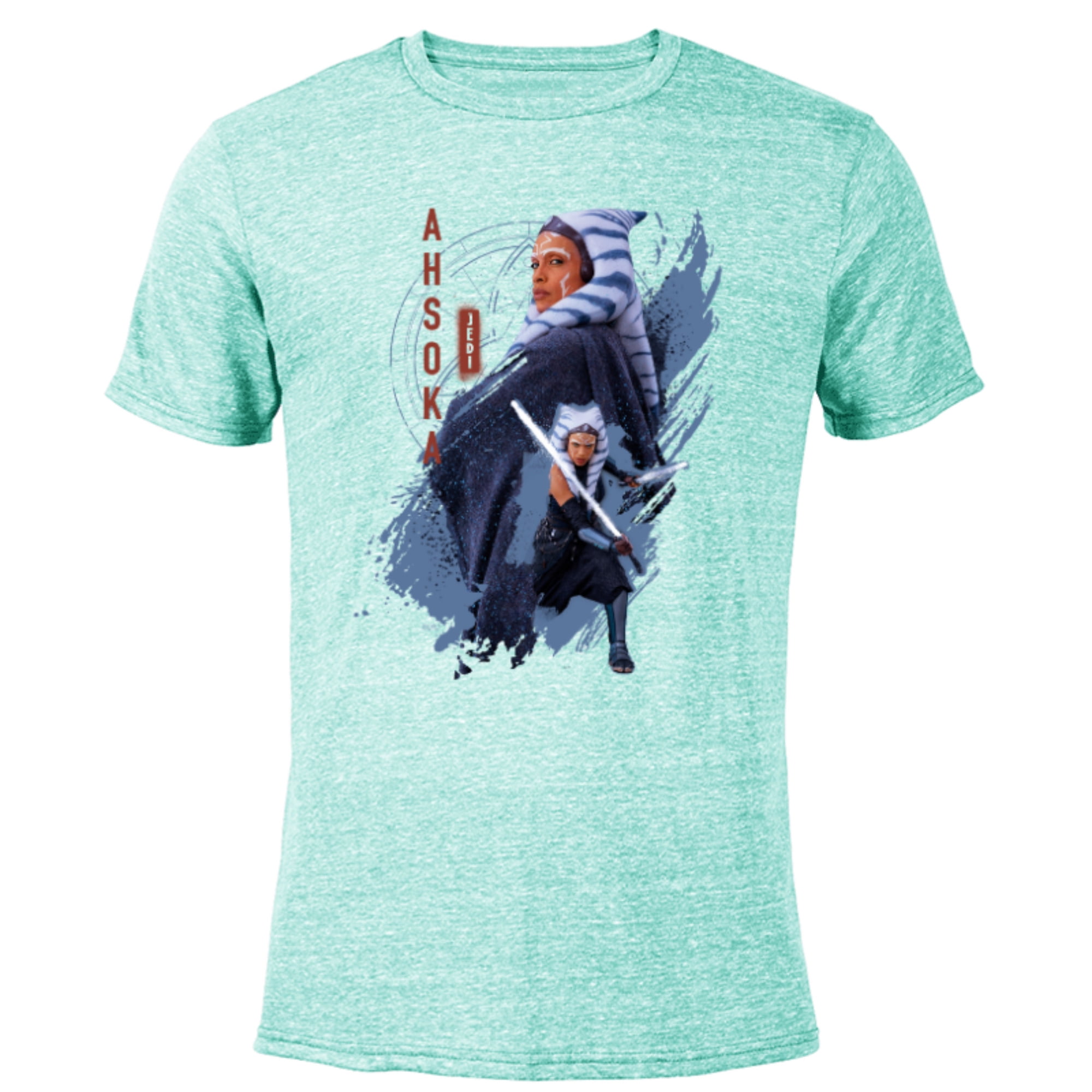 Star Wars Ahsoka Tano Jedi Ready Disney+ - Short Sleeve Blended T-Shirt ...