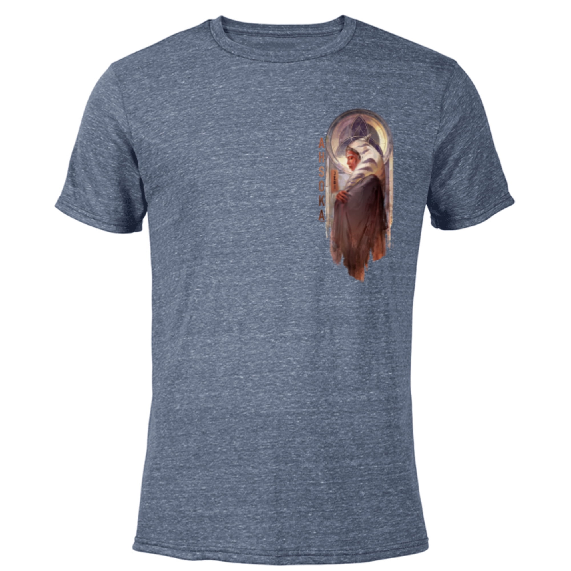 Star Wars Ahsoka Tano Jedi Thoughtful Profile Disney+ - Short Sleeve Blended T-Shirt for Adults ...