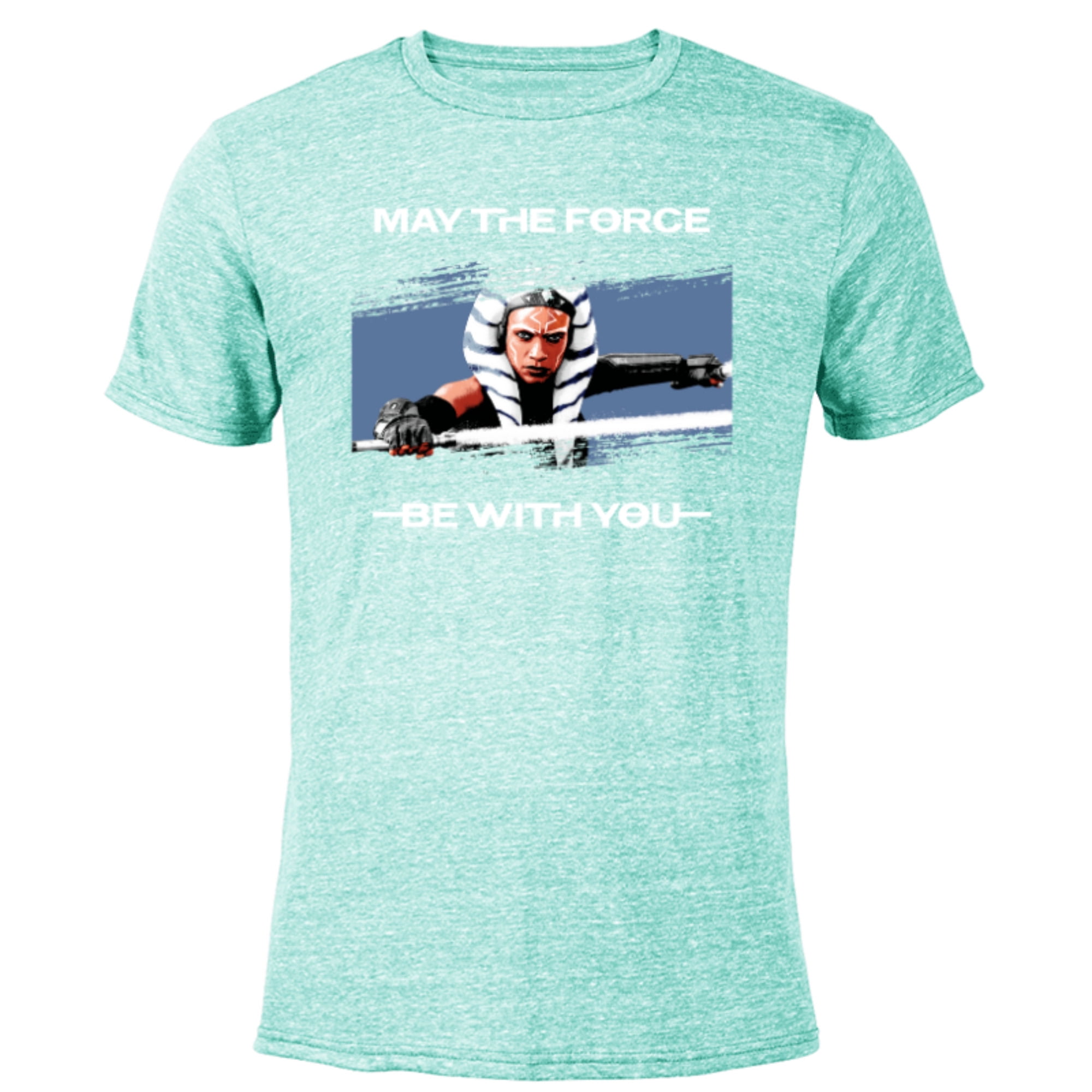 Star Wars Ahsoka Tano May the Force Be With You Disney+ - Short Sleeve Blended T-Shirt for ...