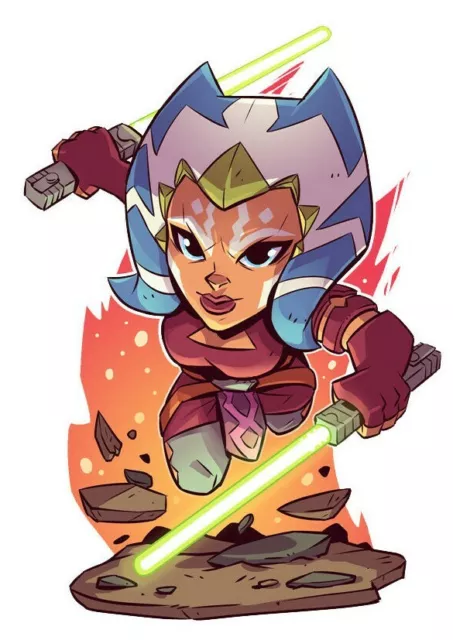 Star Wars Ahsoka Tano Stickers Phone Decal Water Bottle Stickers Car ...
