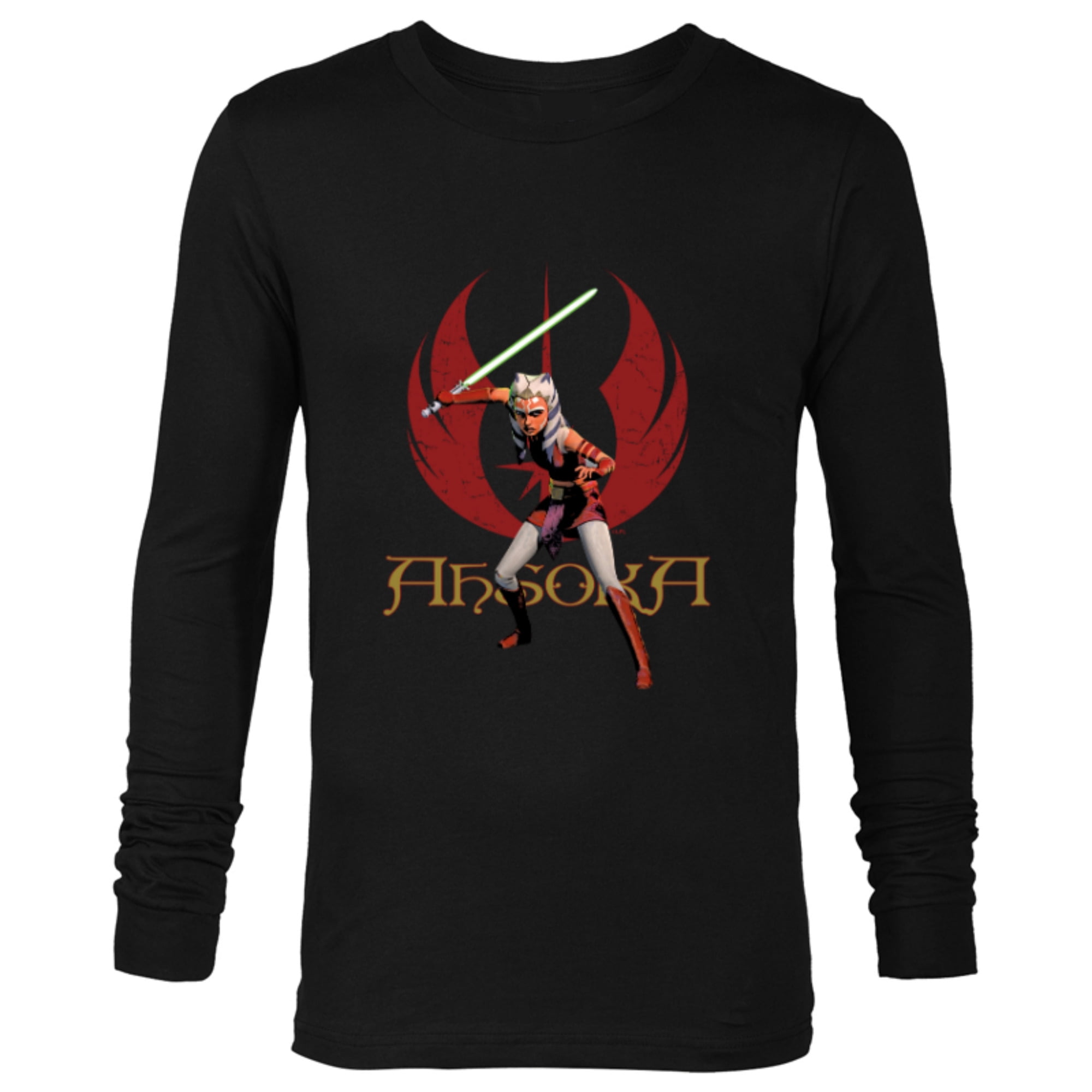 Star Wars Ahsoka Tano with Lightsaber and Jedi Order Symbol - Long ...