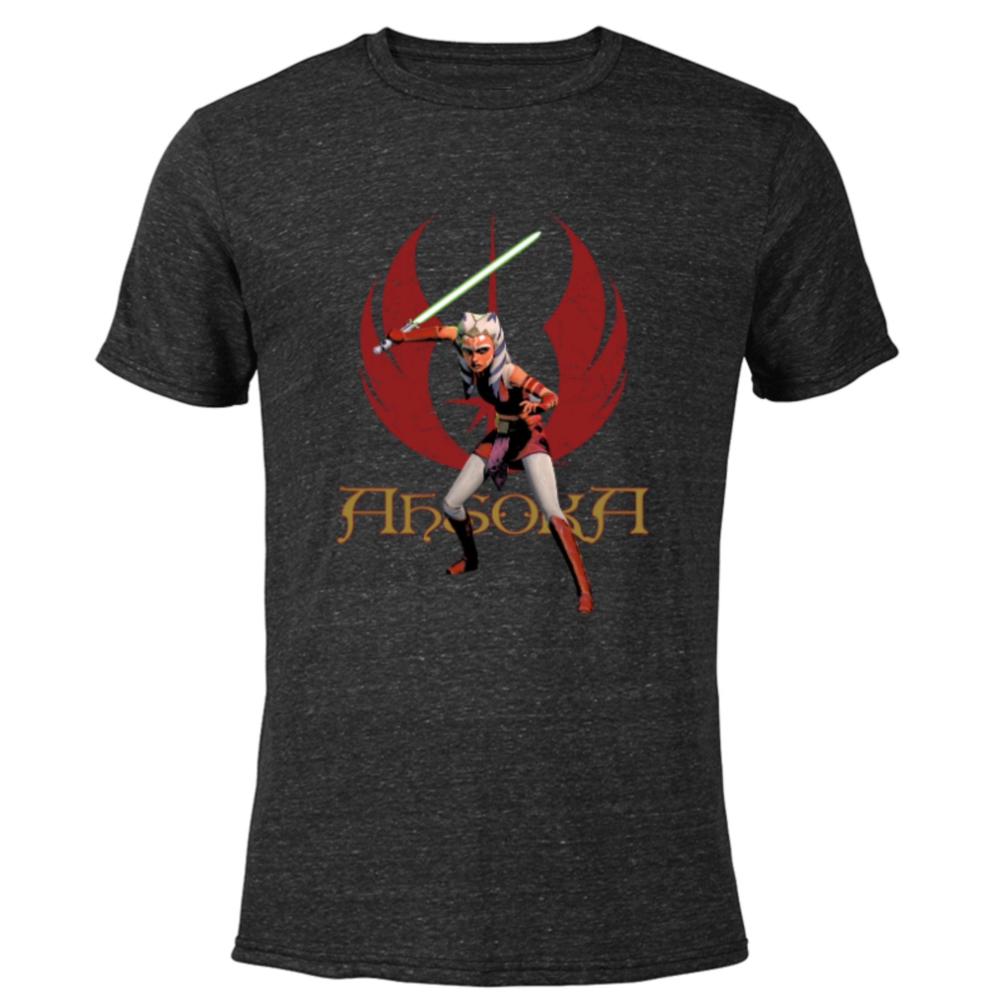 Star Wars Ahsoka Tano with Lightsaber and Jedi Order Symbol - Short ...