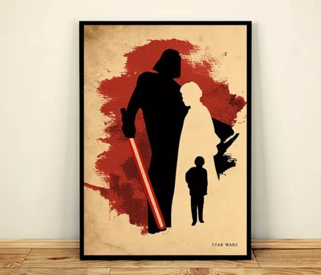 Star Wars Anakin Skywalker Becomes Darth Vader Minimalist Poster NO ...