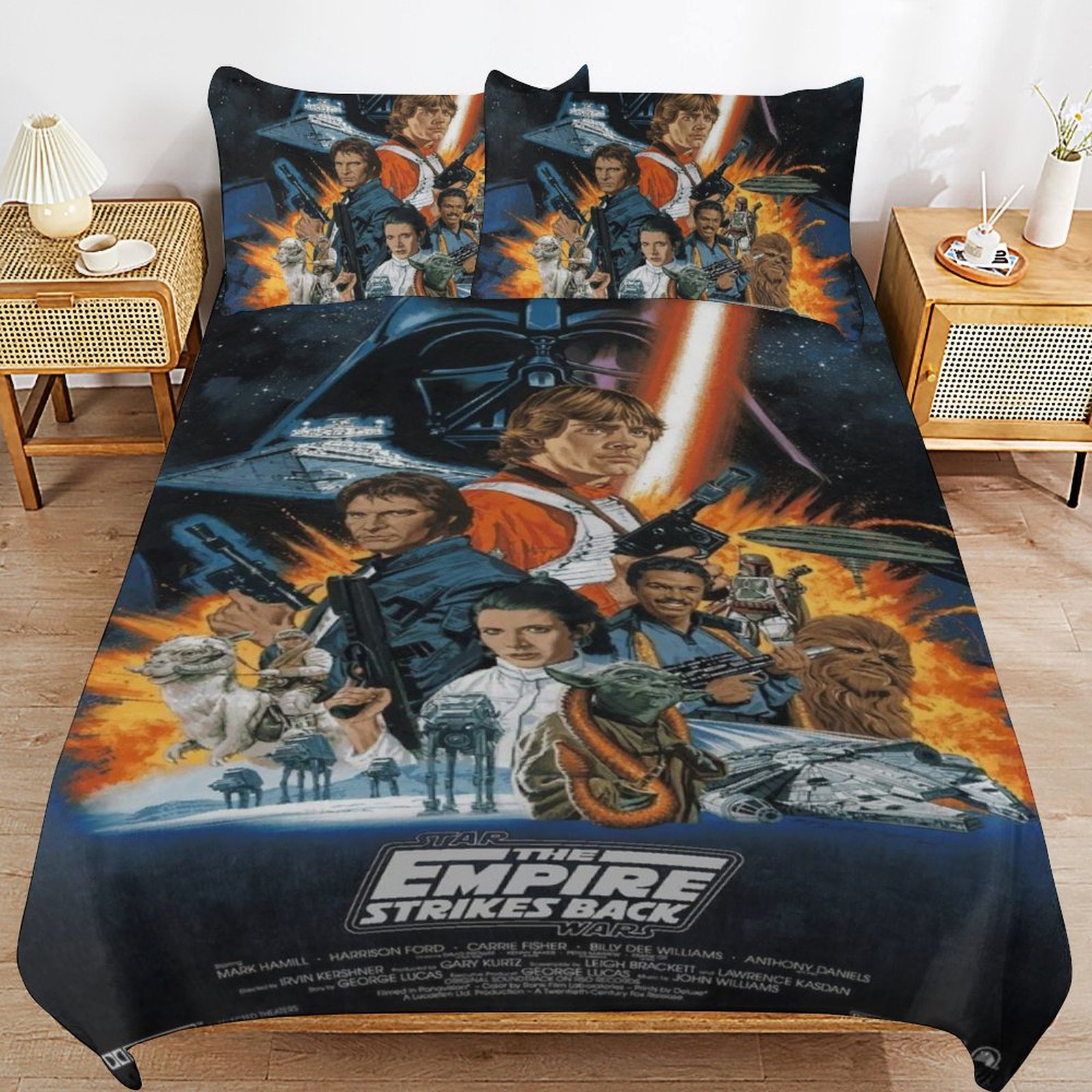 Star-Wars Anakin Skywalker Comforter Cover 3 Pieces Bedding Set Print 1 ...