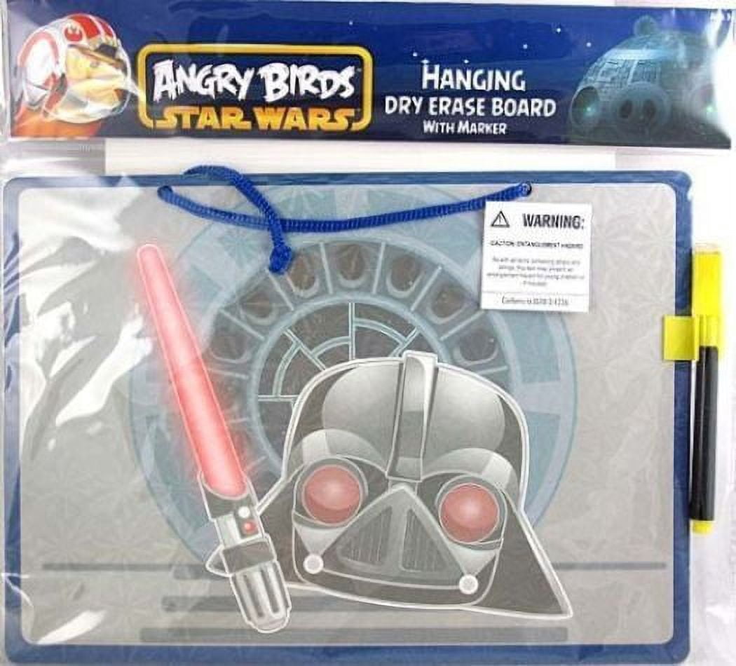 Star Wars Angry Birds Darth Vader Hanging Dry Erase Board 11 inches ...