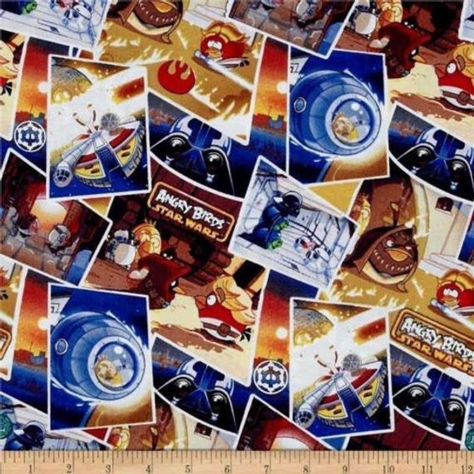 Star Wars Angry Birds Fabric Sold by The Yard - Walmart.com