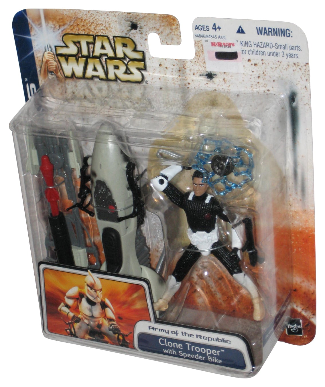 Star Wars Army of The Republic (2003) Hasbro Clone Trooper Figure w ...