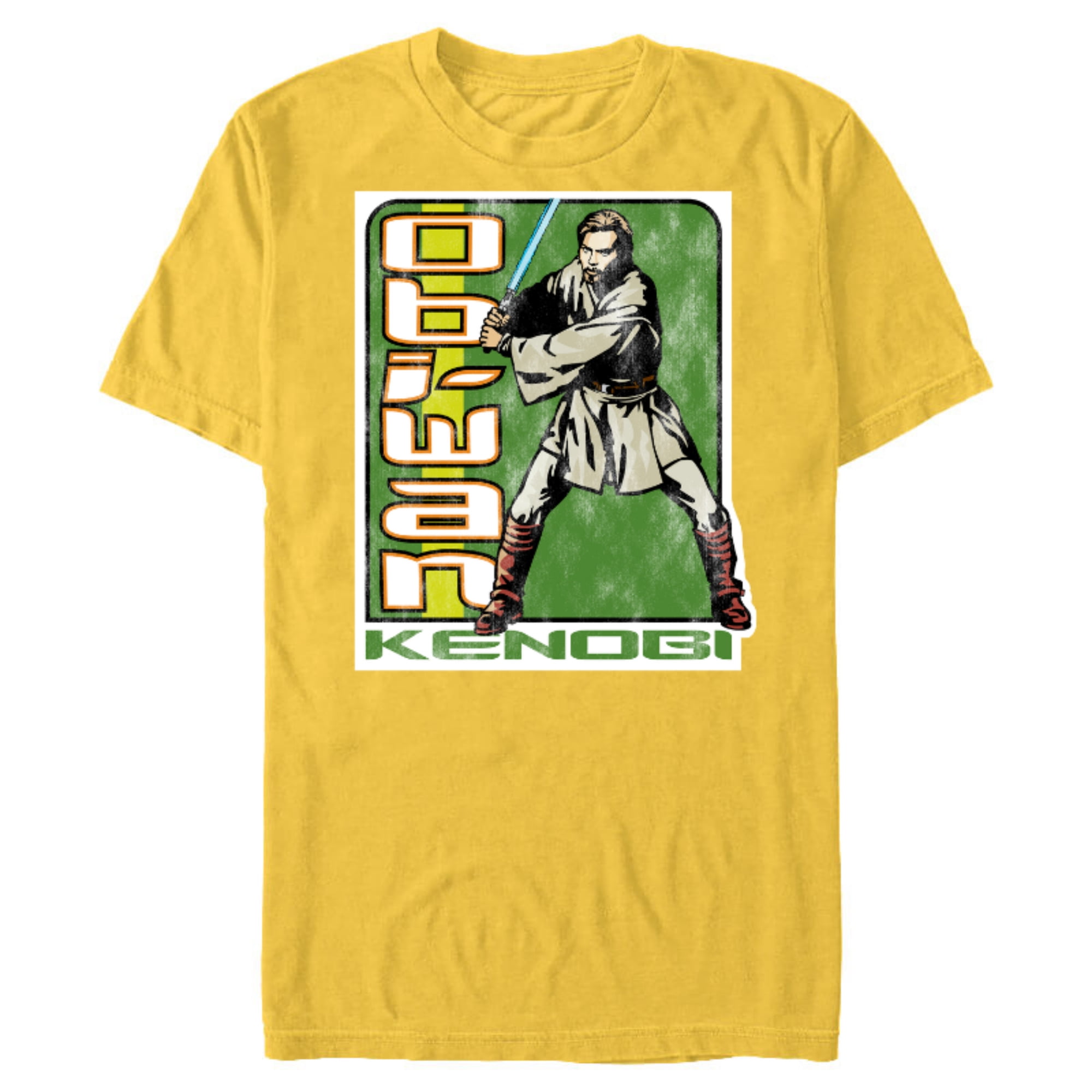Star Wars Attack of the Clones Obi-Wan Kenobi - Short Sleeve Blended T ...