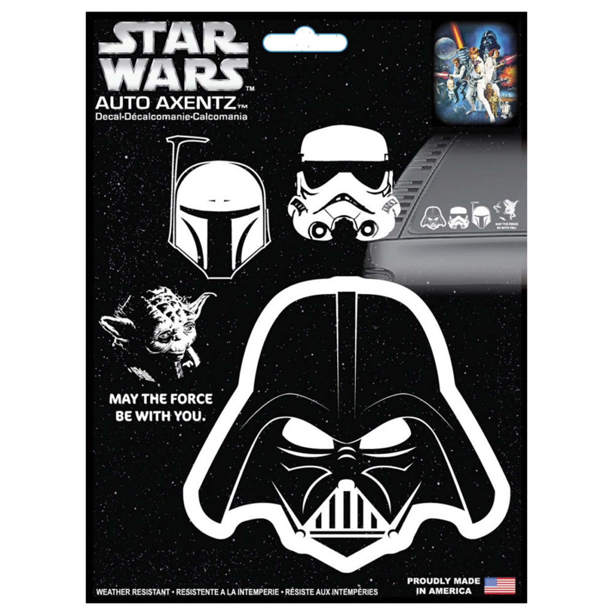 Star Wars Auto Axentz Decal Kit - Walmart.com