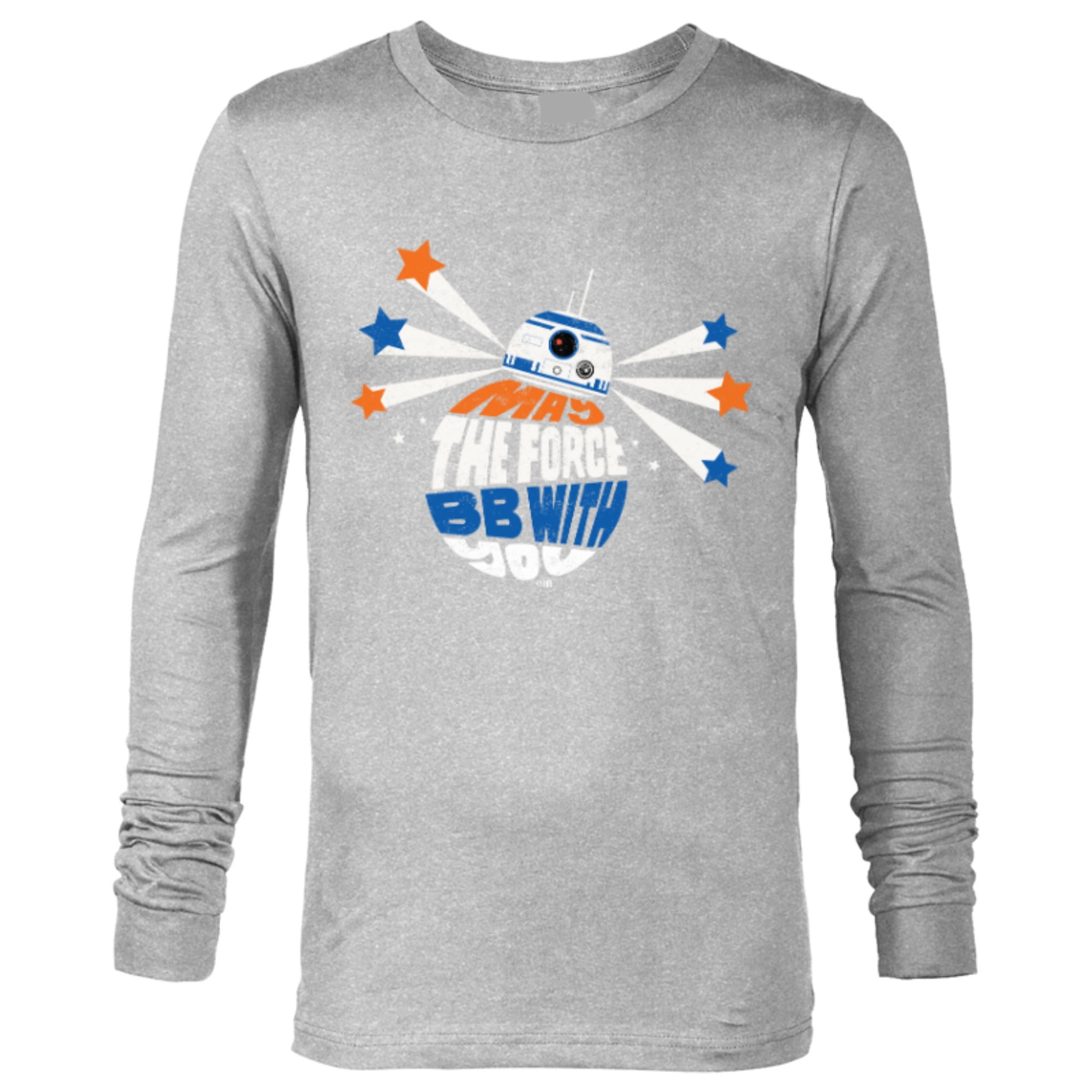 Star Wars BB8 May the Force BB With You - Long Sleeve T-Shirt for Men ...