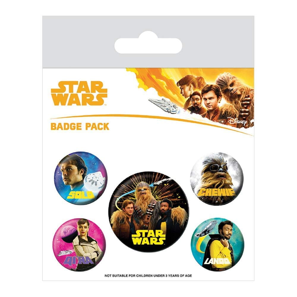 Star Wars, BP80633, Solo: A Star Wars Story Badge Pack, Multi-Color, 10 ...