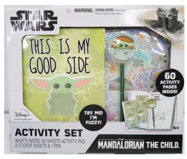 Star Wars Baby Yoda Activity Set Mandalorian The Child Glitter Stickers ...