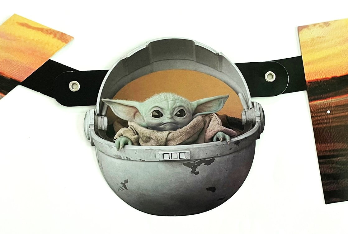 Star Wars Baby Yoda & Mandalorian Happy Birthday Party Decoration ...