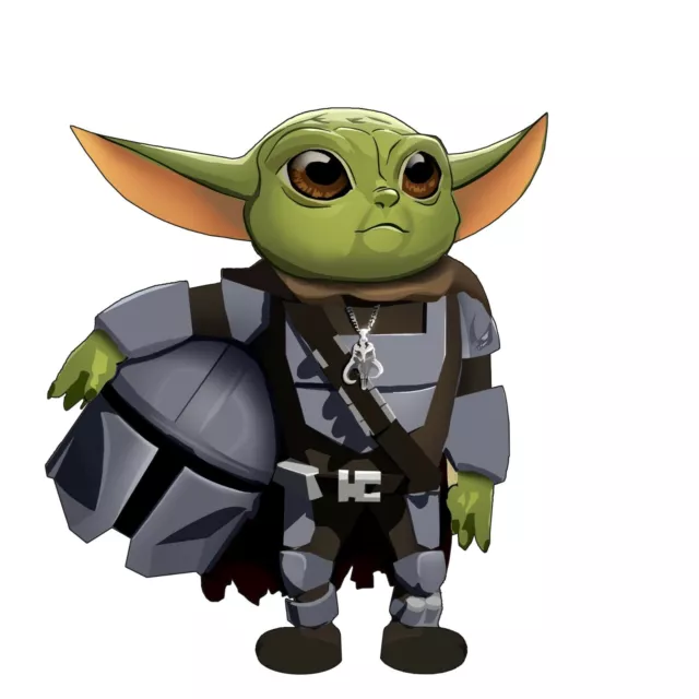 Star Wars Baby Yoda Ready Stickers Phone Decal Water Bottle Stickers ...