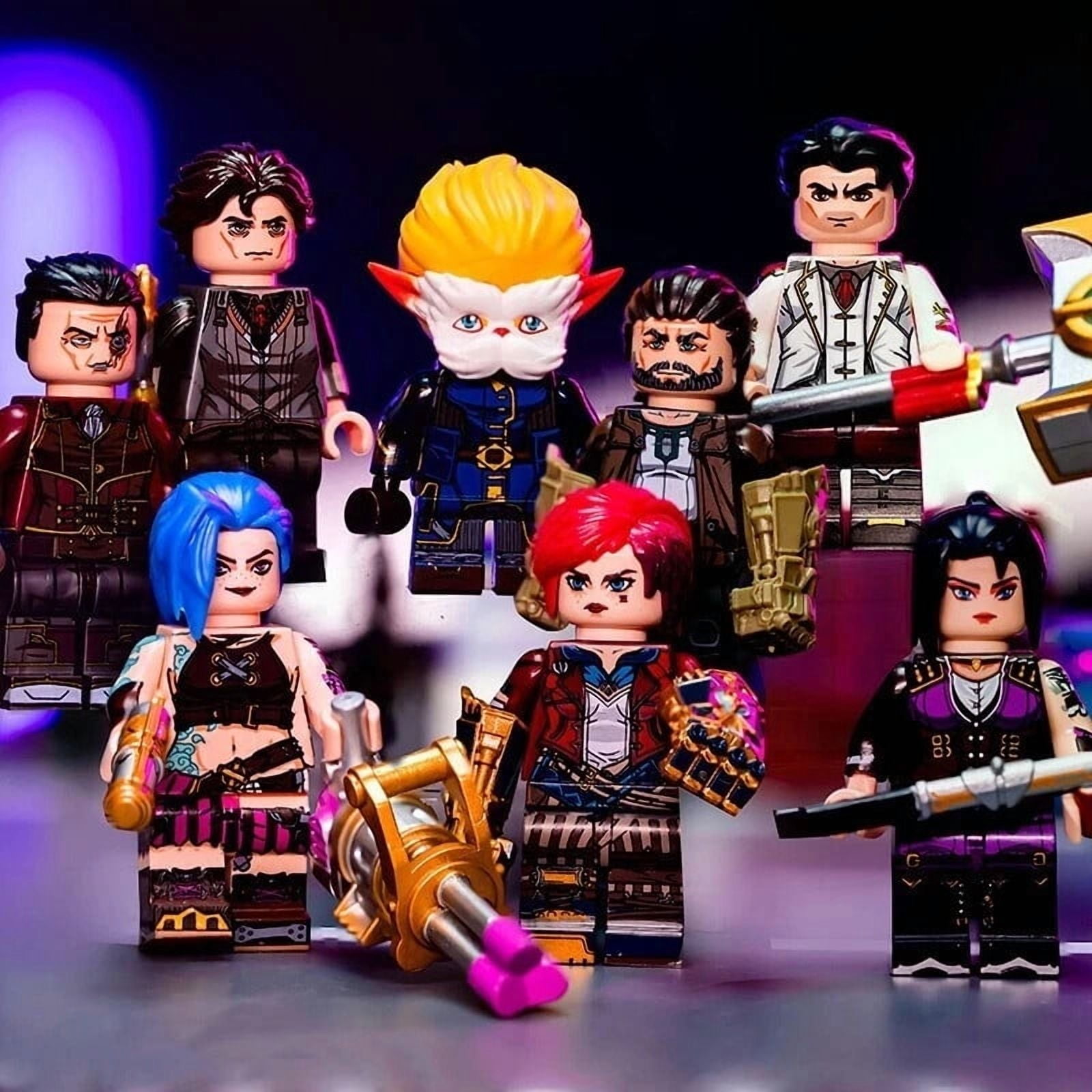 League of Legends Arcane Minifigs – Vi, Caitlyn, Jayce, Viktor ...