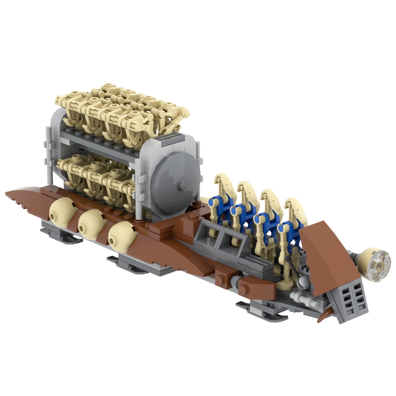 Star Wars Battle Droids Transport 2.0 MOC Building Block Set 174pcs ...