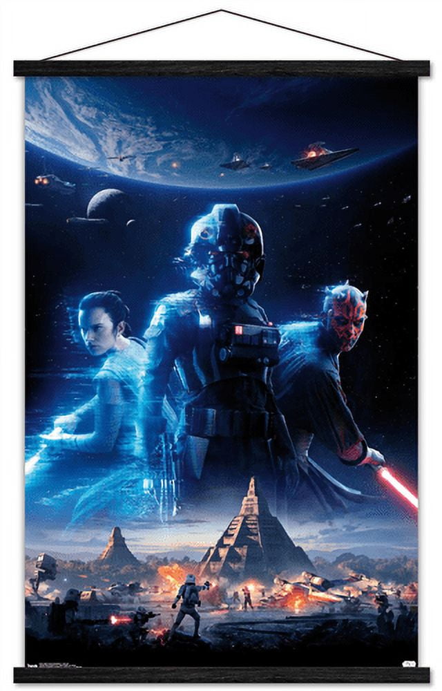 Star Wars: Battlefront 2 - Key Art Wall Poster with Magnetic Frame, 22. ...