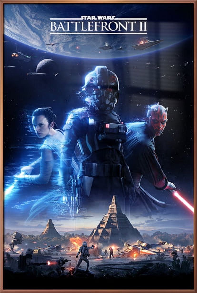 Star Wars: Battlefront II (2) - Framed Gaming Poster / Print (Game ...