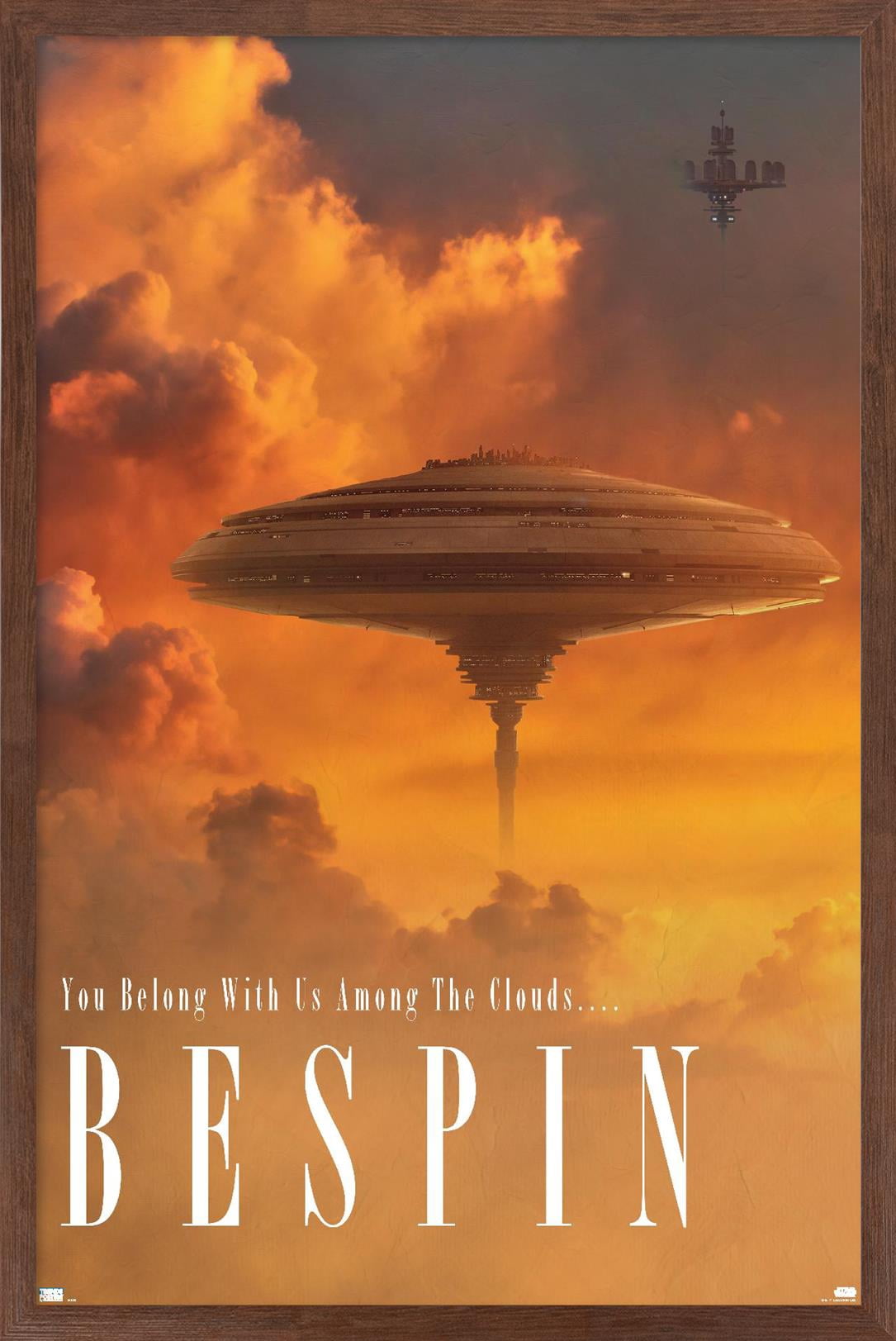 Star Wars: Bespin - Visit Bespin by Russell Walks 23 Wall Poster, 14. ...