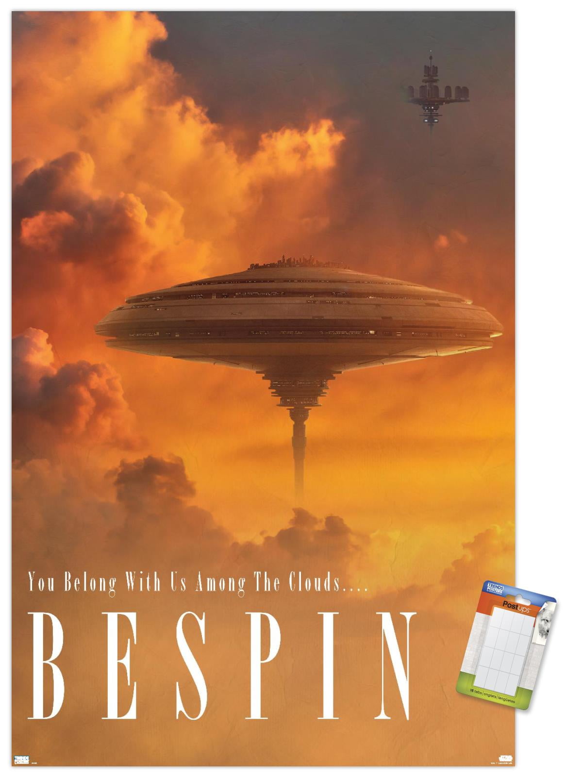 Star Wars: Bespin - Visit Bespin by Russell Walks 23 Wall Poster, 14. ...