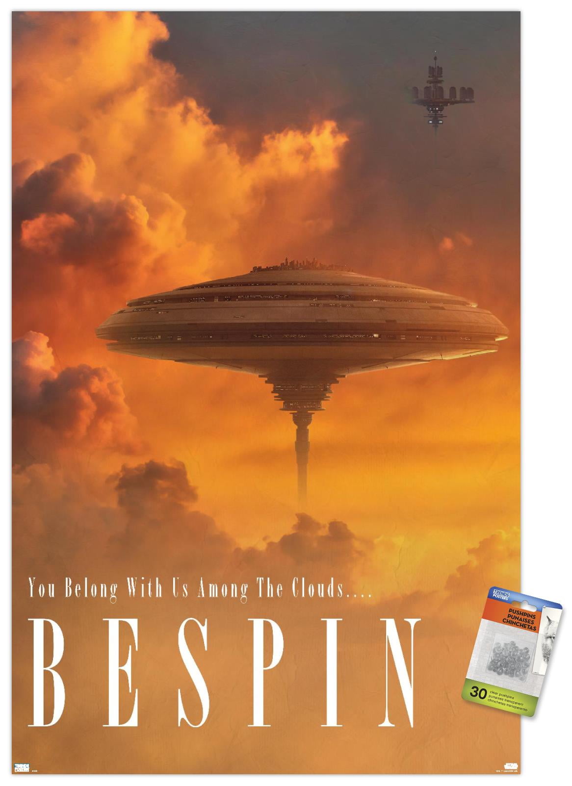 Star Wars: Bespin - Visit Bespin by Russell Walks 23 Wall Poster with ...