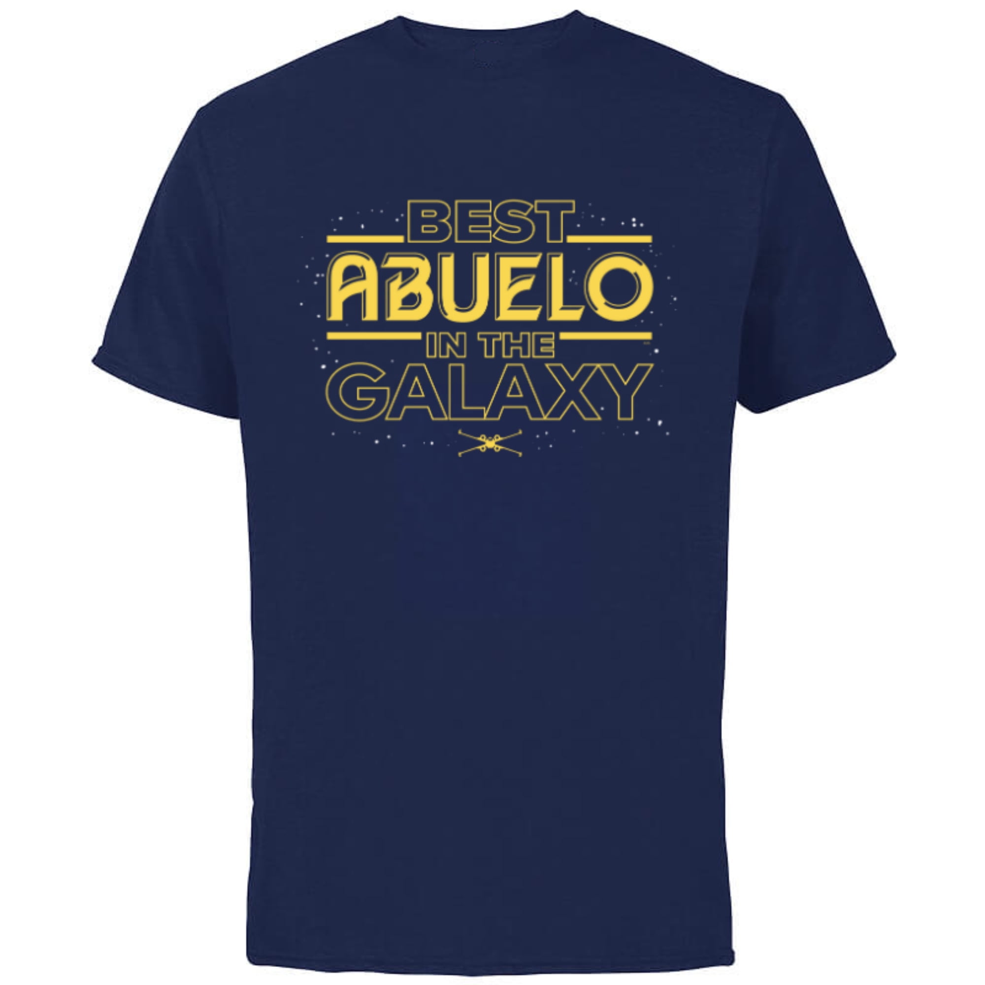 Star Wars Best Abuelo in the Galaxy Birthday Día del Padre - Short Sleeve Cotton T-Shirt for ...