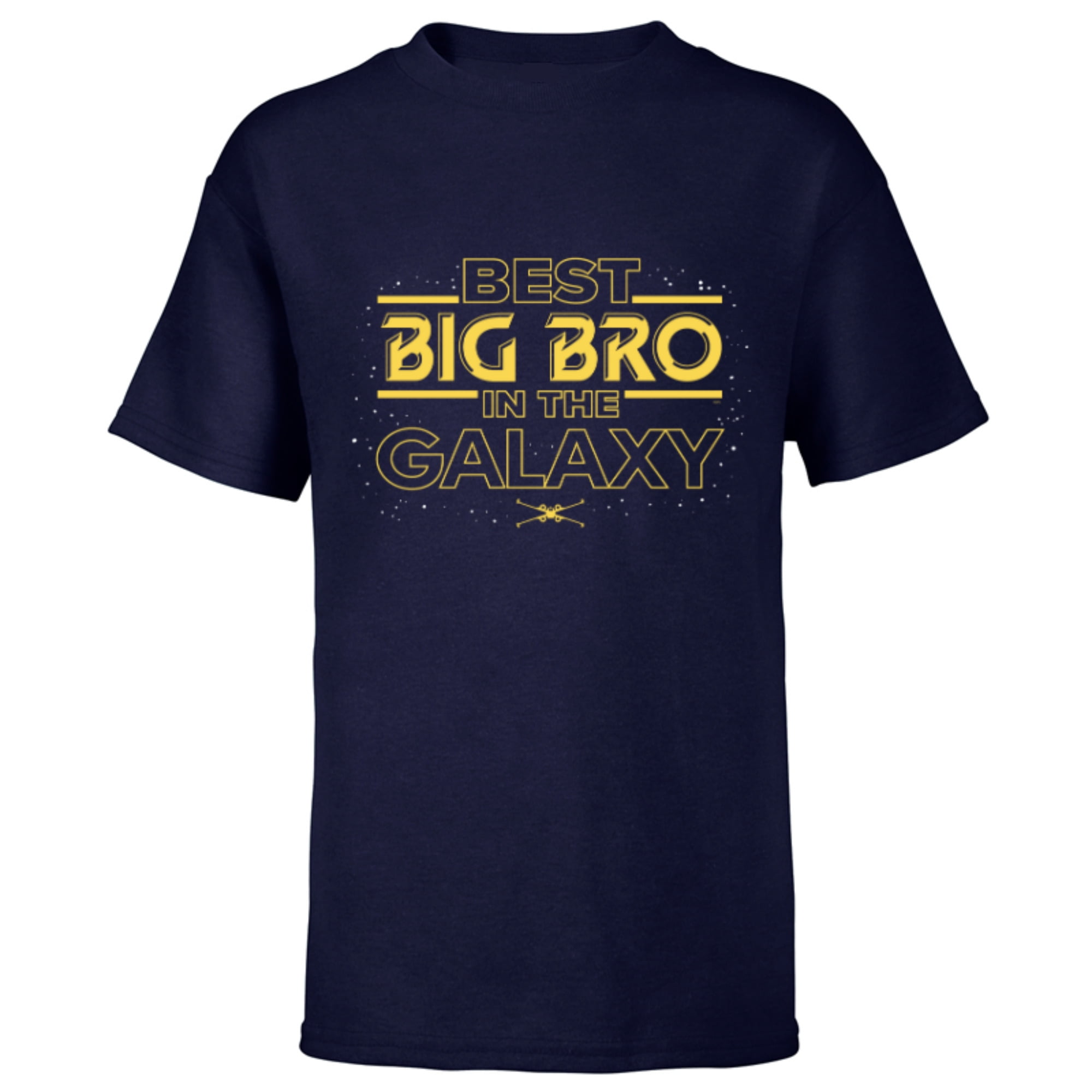 Star Wars Best Big Bro in the Galaxy Family Trip Birthday- Short Sleeve ...