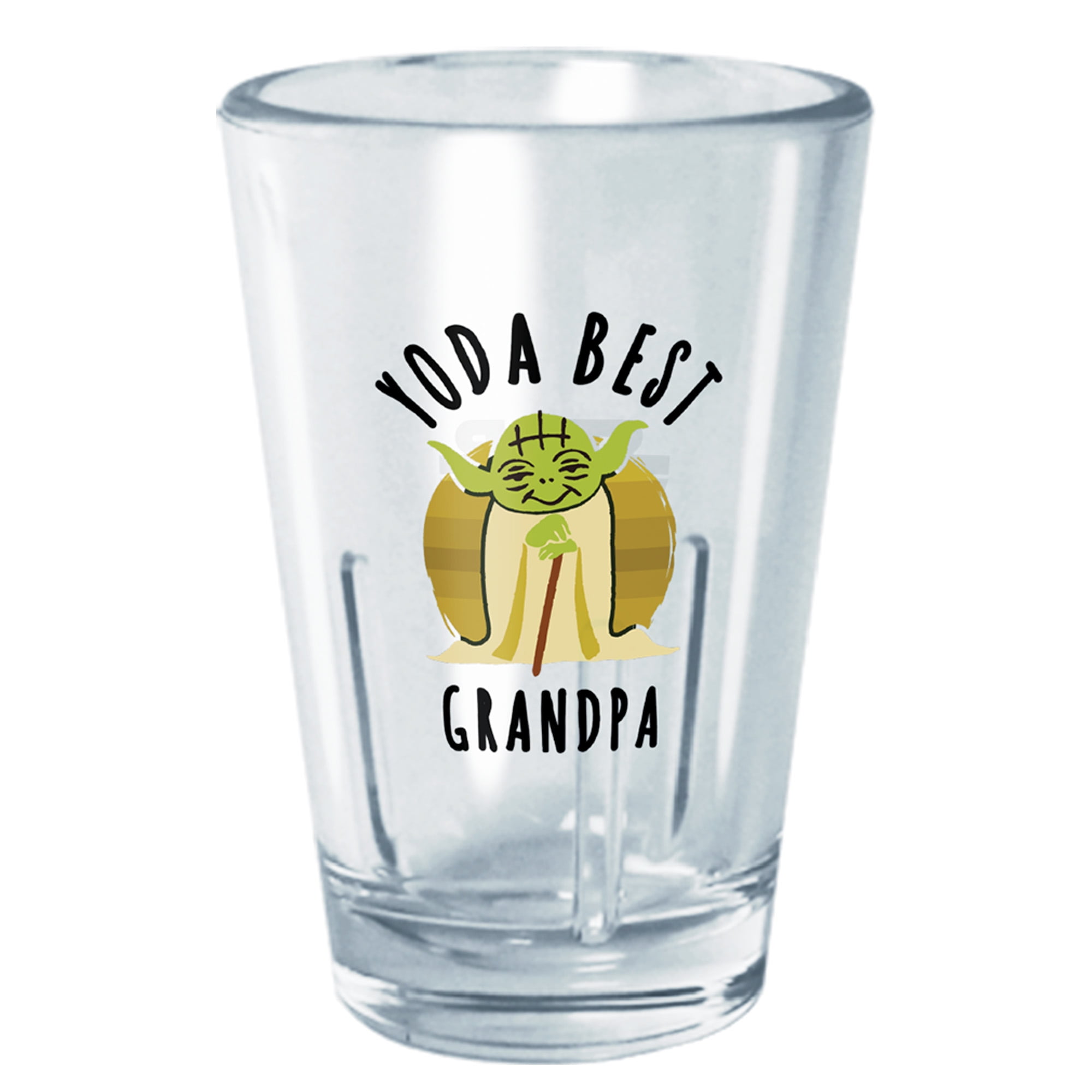 Star Wars Best Grandpa Yoda Tritan Shot Glass Clear 2 oz. - Walmart.com
