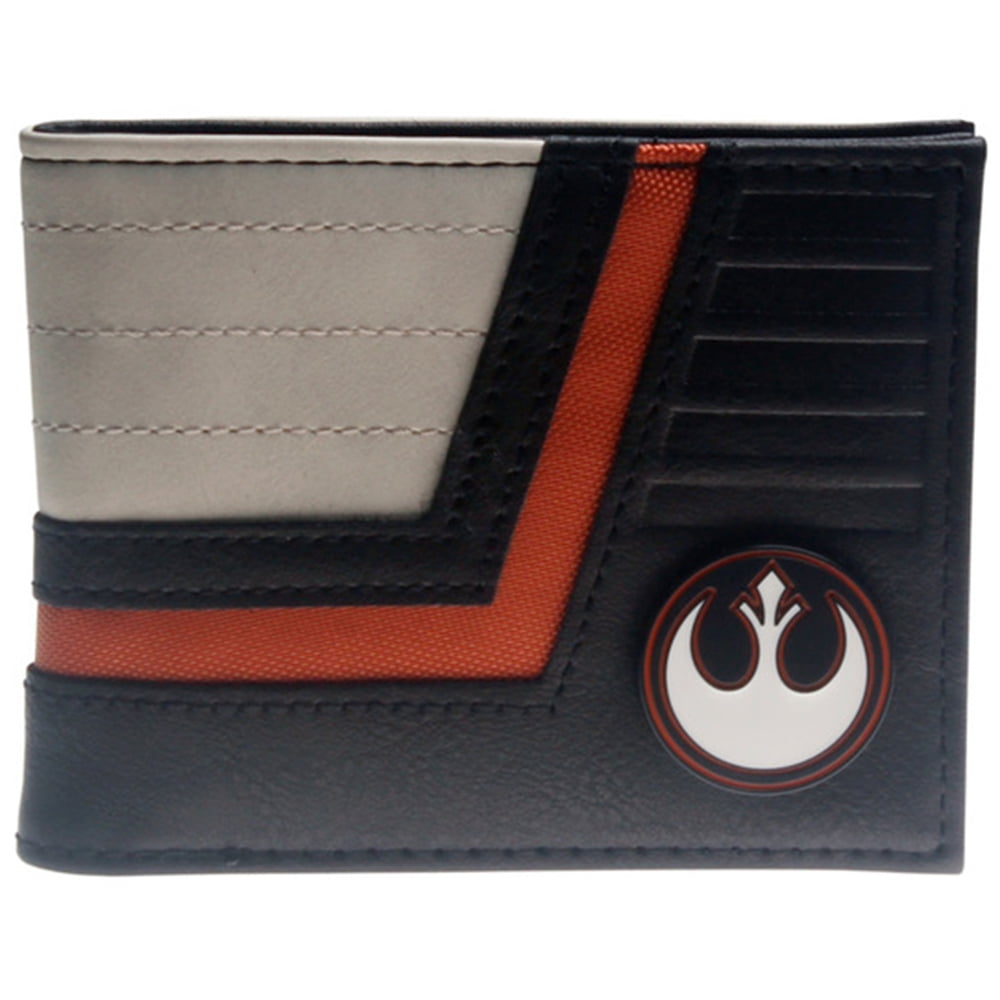 Star Wars Bifold Wallet - Large Rebel White Wallet - Walmart.com