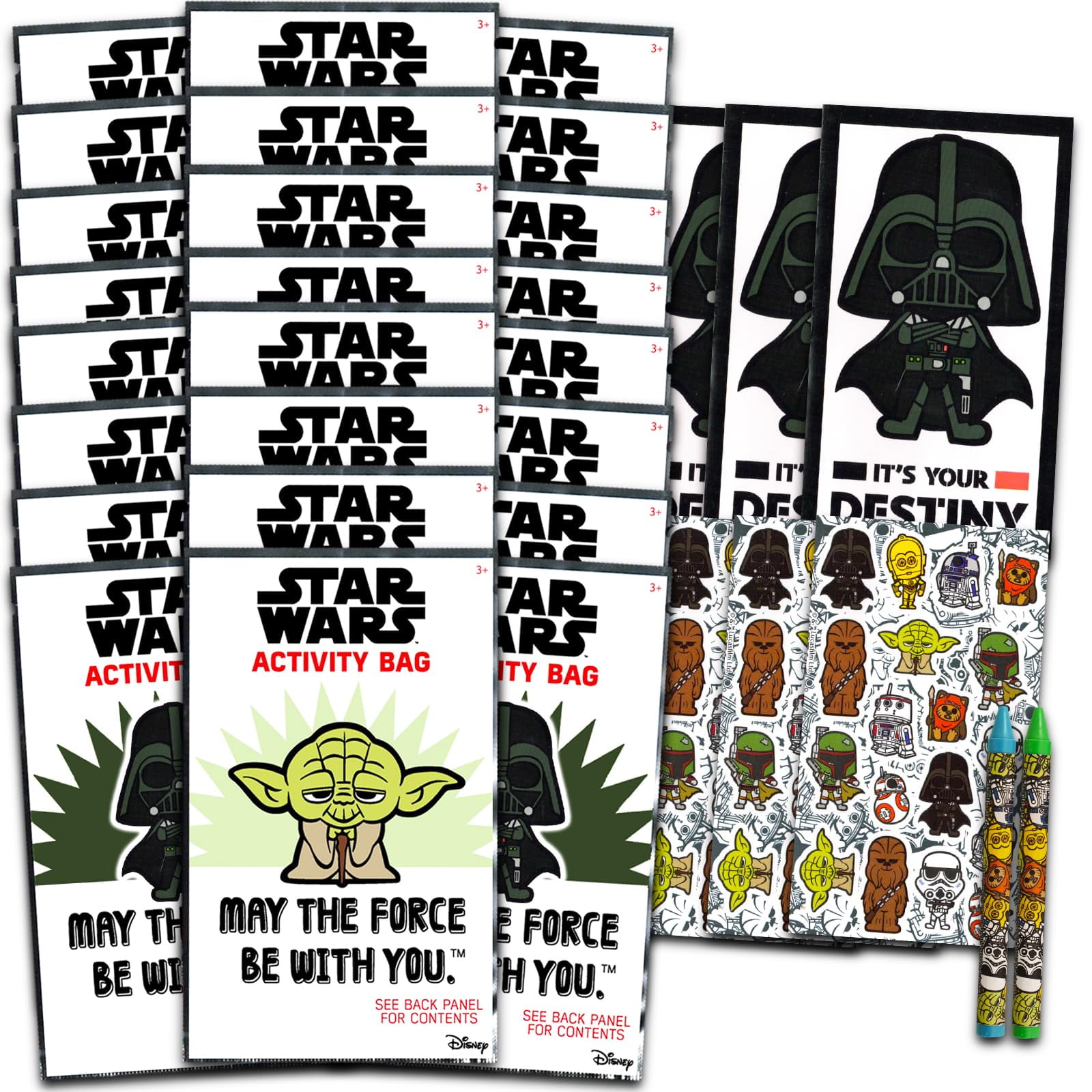Star Wars Birthday Party Favors Set - Bundle with 24 Star Wars Play ...