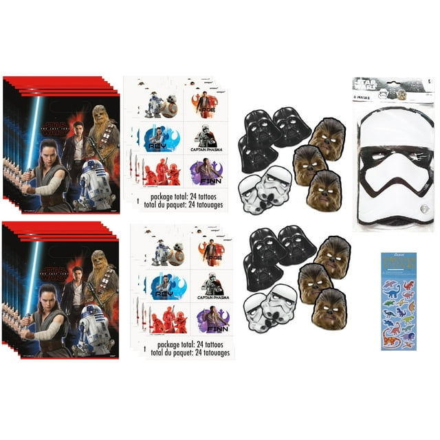 Star Wars Birthday Party Supplies Bundle include 16 Party Favor Loot ...