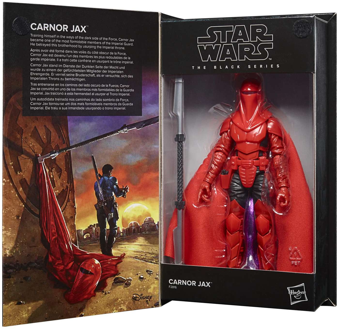 Hasbro Star Wars Black Series Carnor Jax Action Figure Fully ...