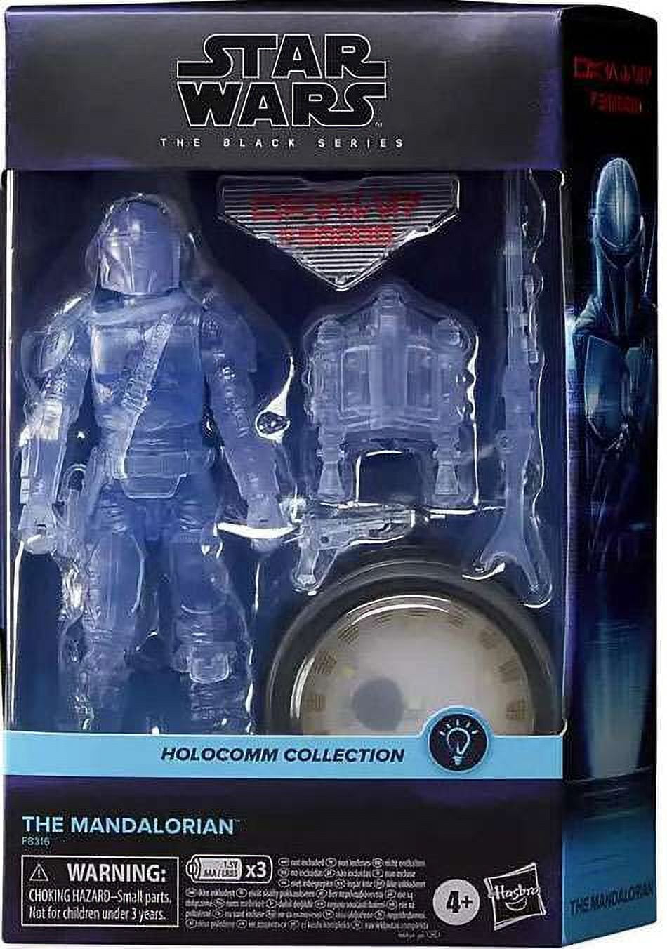 Star Wars Black Series Toy: The Mandalorian Action Figure with Light-Up ...