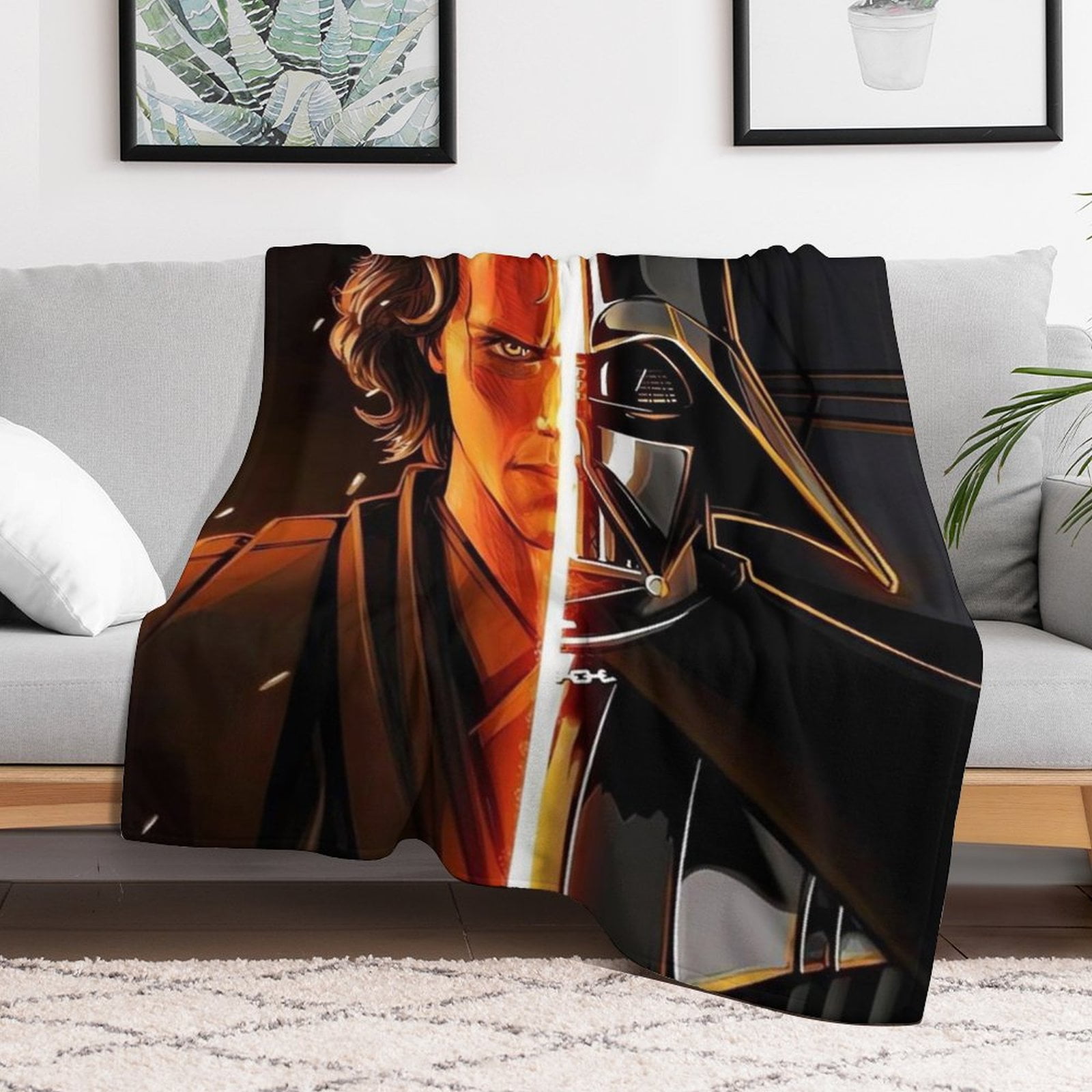 Star Wars Blanket 250g Flannel Blanket Cartoon Print Office Home ...