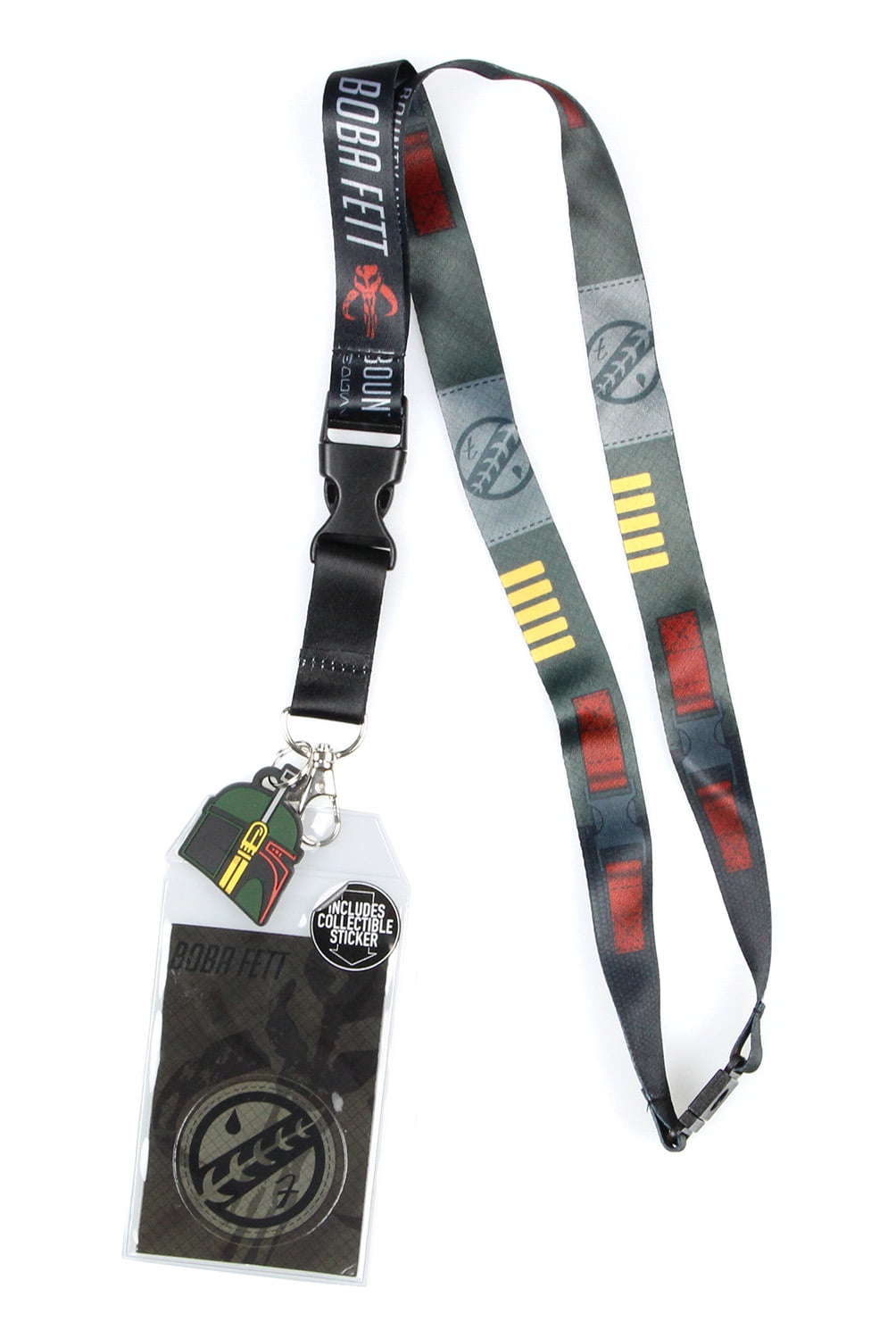Star Wars Boba Fett Bounty Hunter Suit Up Lanyard ID Badge Holder ...