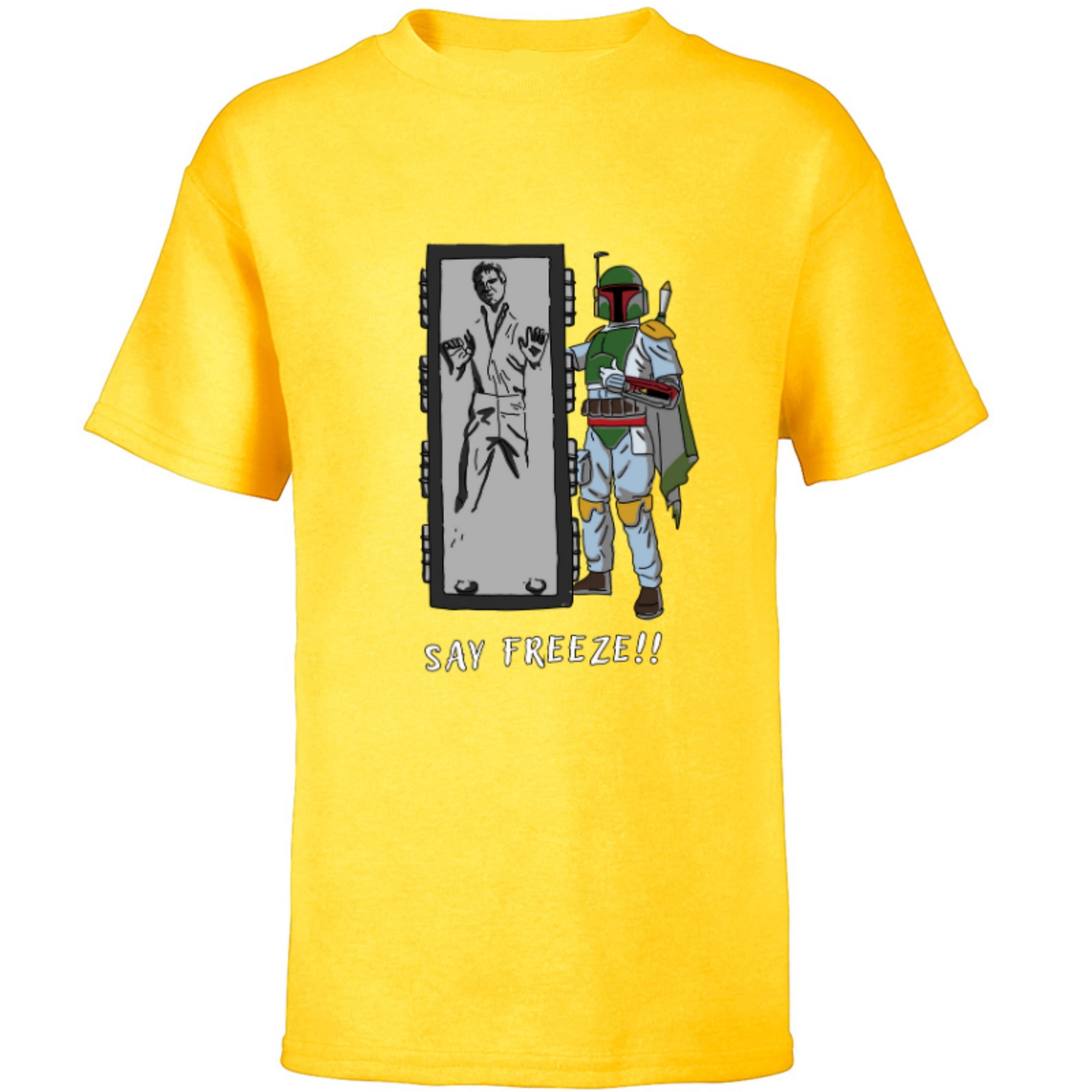 Star Wars Boba Fett Han Solo in Carbonite “Say Freeze” Funny - Short ...