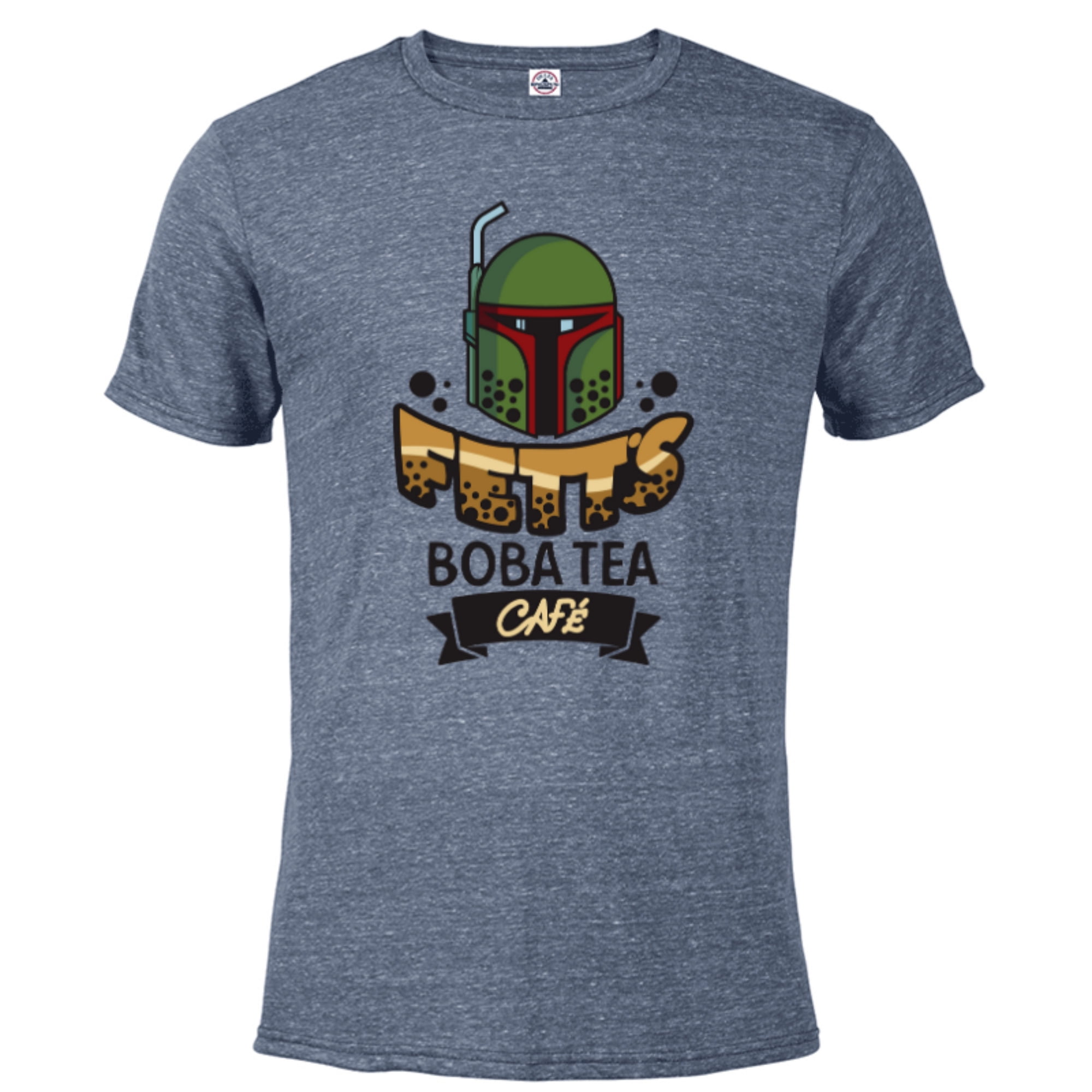 Star Wars Boba Fett’s Boba Tea Café Logo Funny - Short Sleeve Blended T ...
