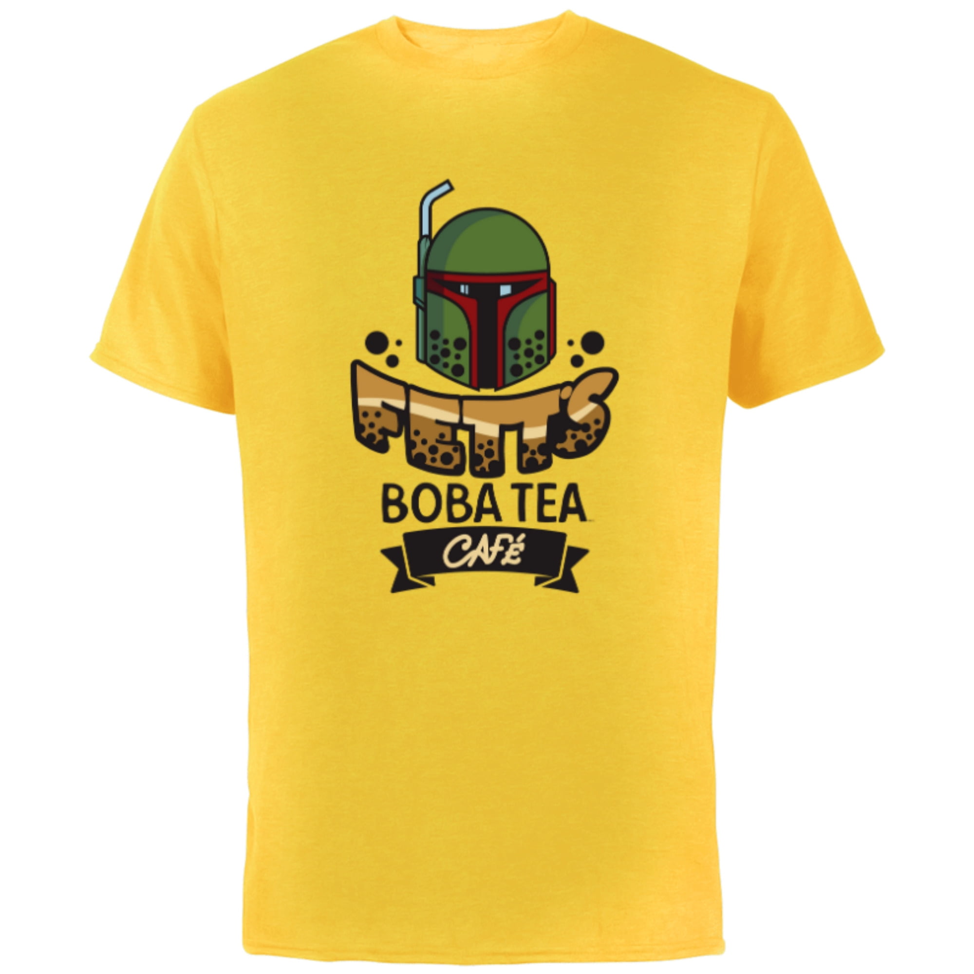 Star Wars Boba Fett’s Boba Tea Café Logo Funny - Short Sleeve Cotton T ...