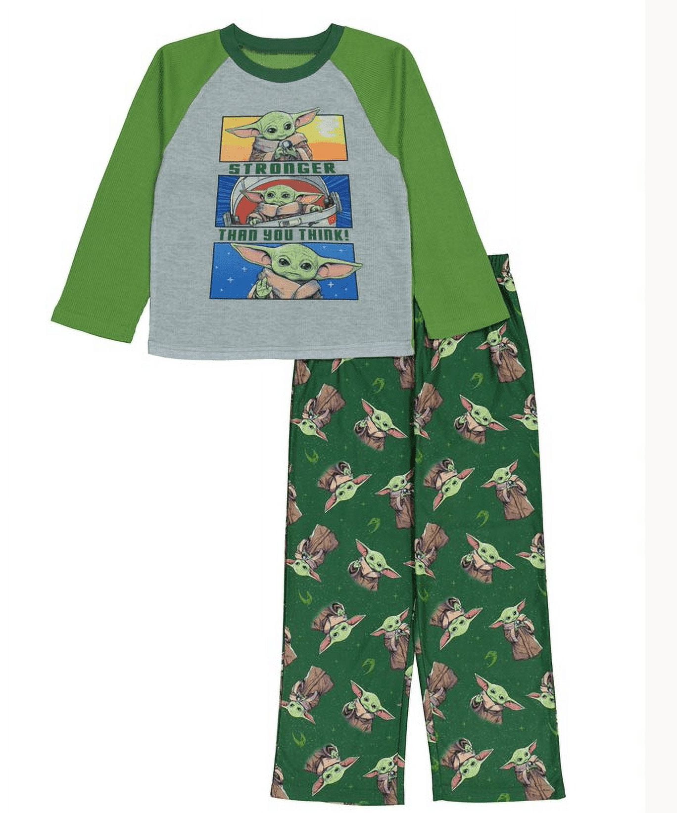 Star Wars Boys Long Sleeve Long Leg 2-Piece Pajama Set, Sizes 4-10 ...