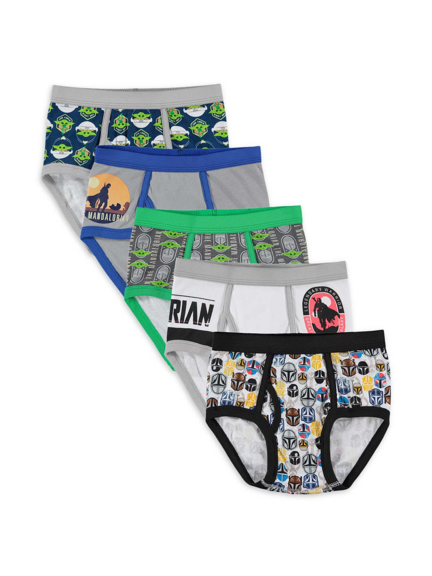 Star Wars, Boys Briefs, 5-Pack, Sizes S-XL, Tagless, Cotton - Walmart.com