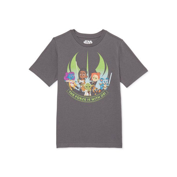 Star Wars Boys Young Jedi Adventures Graphic Short Sleeve T Shirt