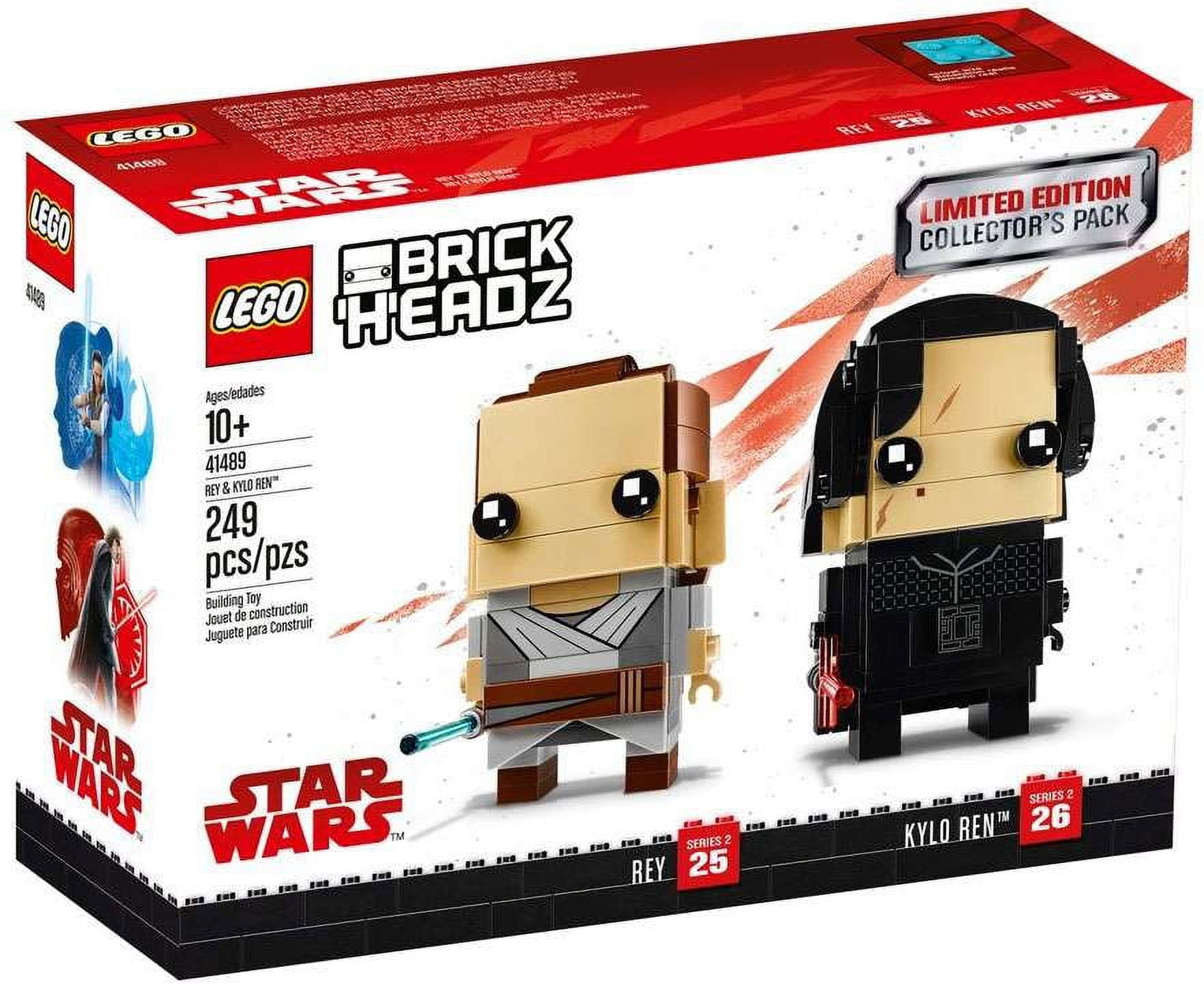 Star Wars Brick Headz Rey & Kylo Ren Set LEGO 41489 - Walmart.com