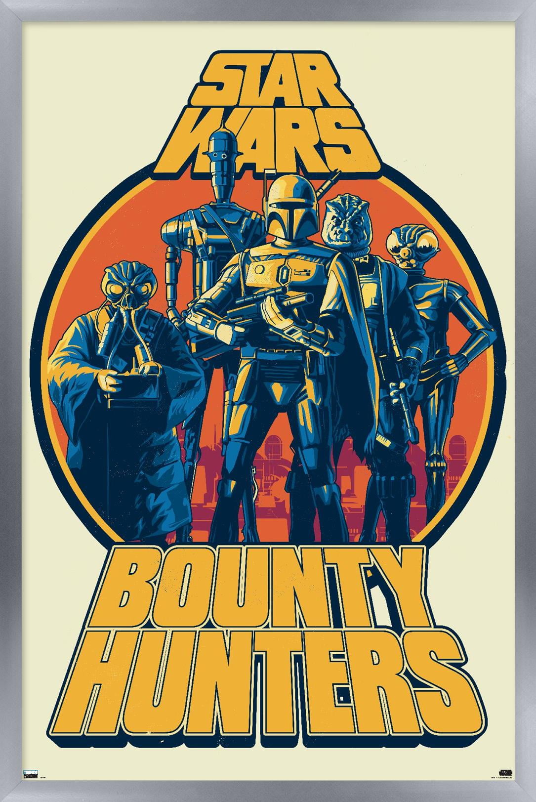 Star Wars: Bubble Gum Pop - Bounty Hunters Wall Poster, 22.375" x 34 ...