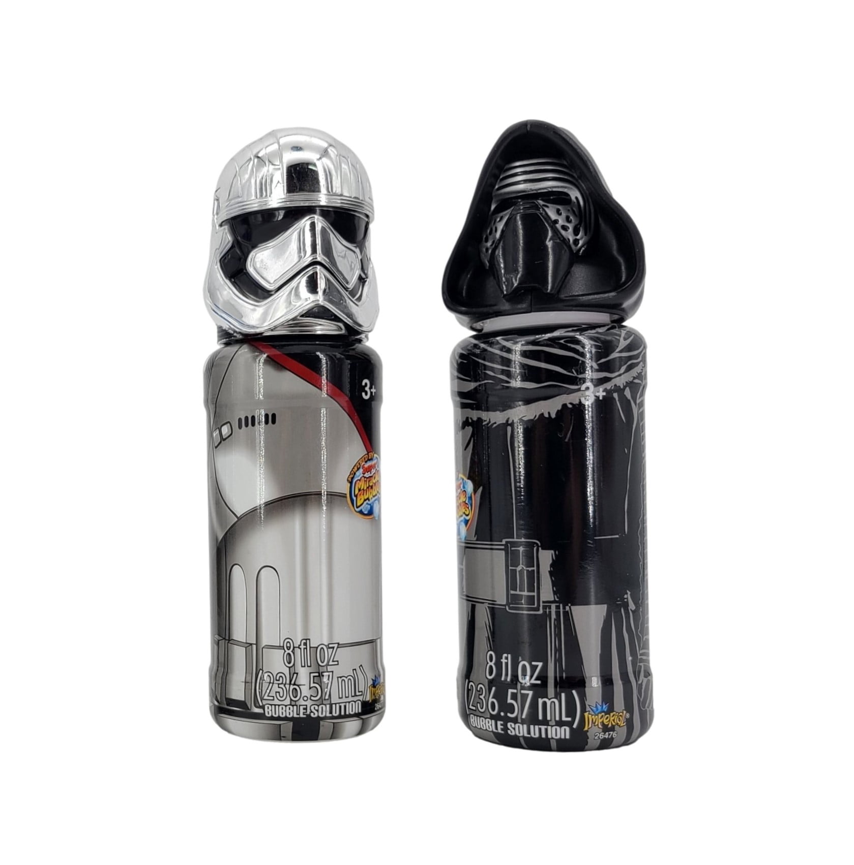 Star Wars Bubbles 2 Pack Kylo Ren Captain Phasma Bubble Solution 8 oz ...