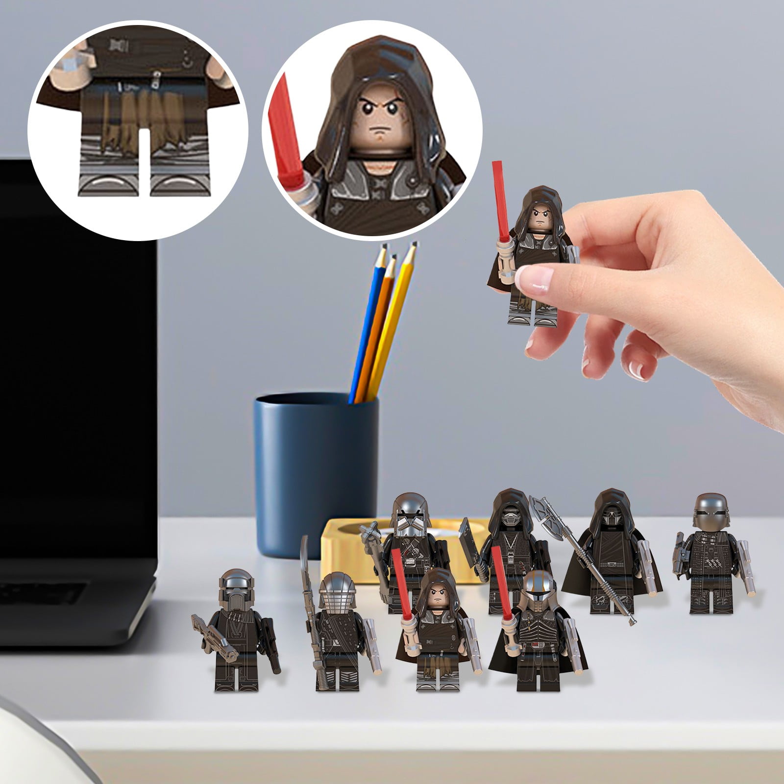 STAR --- WARS - Building Blocks Toys - 8PCS STAR --- WARS Battle ...